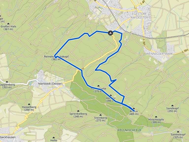 Wanderung Deister: Bärenhöhle - Nordmannsturm | hike | Komoot